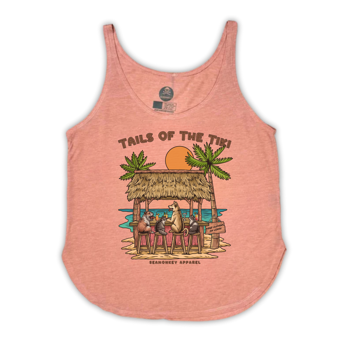 Ladies Tails Of The Tiki Tank – SeaMonkey Apparel
