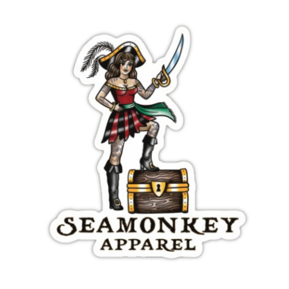 Ahoy Matey Sticker – SeaMonkey Apparel