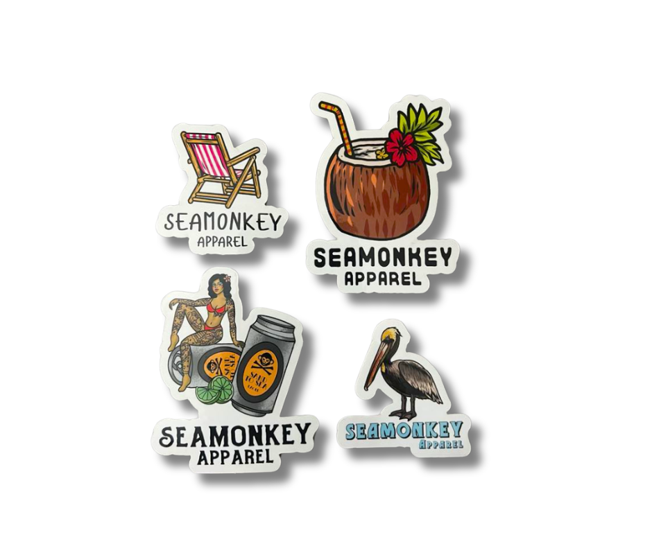Sticker Pack – SeaMonkey Apparel